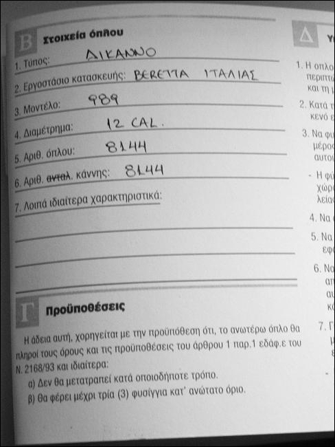 BERETTA ΜΑΪΜΟΥ